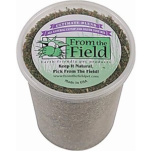 From The Field Ultimate Blend Silver Vine/Catnip Mix Tub 3.5 oz/Large,white