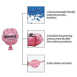 YUESUO [3 Pack] No Powder Whoopee Cushion Set Woopie Cushion Party Favor Joke Ideas for [6 Inch][No Automatic Inflation][Reward][Prank Gag][Novelty Trick Joke] Gift and Toy for Kids,Boys,Girls