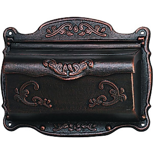 Fine Art Lighting SB12N Wall Mounted Mailbox, Cast Aluminum, L17.5X W5.3X H12.25, Vintage Bronze