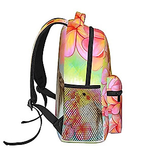 DMORJ Cute Cockatiel Lightweight Casual Student Backpack -- Light And Portable, Suitable For School, Work, Weekend Vacation, Travel, 7.8x11.4x15.7 Inch