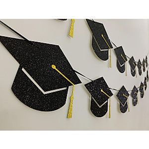 Tinbax Graduation Decorations Class of 2023 Party Supplies - Graduation Banner(Pre-Strung)