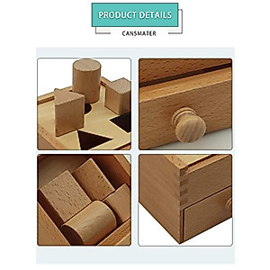 Springbird Montessori Multiple Shapes Permanence Object Box with Drawer