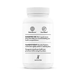 THORNE Alpha-Lipoic Acid - 300 mg - Supplement Liver Detox, Antioxidant Support, Nerve Health and Mental Sharpness - 60 Capsules