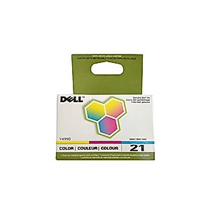 Dell Y499D 21 Standard Capacity Color Ink Cartridge for V313w/V515w/P513w/V715w/P713w