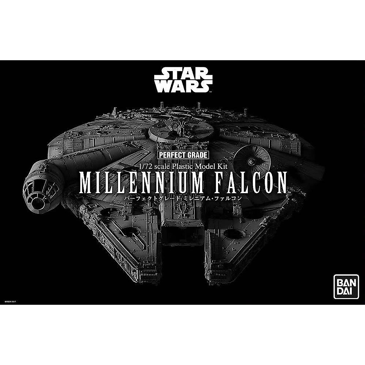 Revell RV01206 Bandai Perfect Grade Star Wars Millennium Falcon Plastic Model kit, Various, 48.2cm