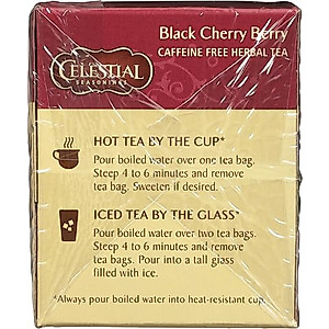 Celestial Seasonings Black Cherry Berry Tea, 20 ct
