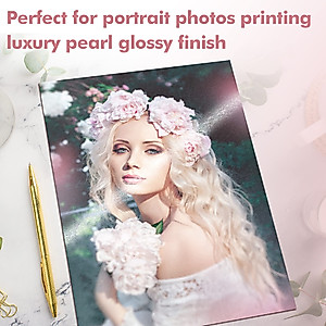 Koala Pearl Glossy Photo Paper 8.5X11 Inches 48LB 30 Sheets Shiny for Inkjet and Laser Printer Use DYE INK 180GSM