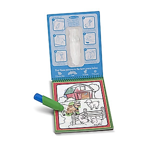 Melissa & Doug On the Go Water Wow! Reusable Water-Reveal Activity Pads,3-pk, Animals, Alphabet, Bible Stories