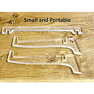 STYLEZONE Portable Acrylic Laptop Stand Detachable Laptop Raiser Laptop Cooling Support Holder Compatible with MacBook Air Mac Pro Dell Notebooks 11-17 Inch