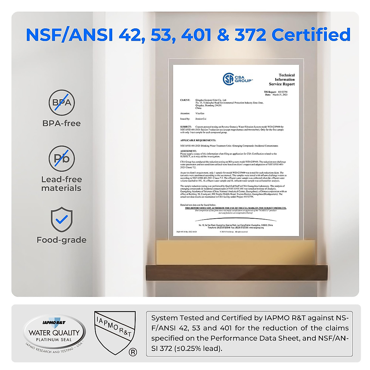 Waterdrop Compact Electric Water Filter Pitcher, Dispenser, 200-Gallon, 5X Times Long-Life Water Filter for Fridge, Reduce PFAS, Chlorine, Lead, 14-Cup, Pink, with 1 Filter