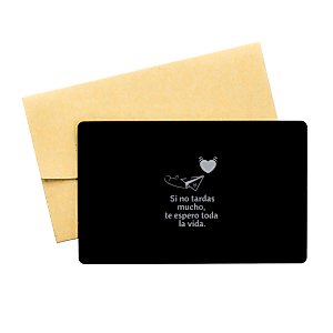 Si no tardas Mucho te esporo toda la vida, Regalo para Hombre o Mujer, pulseras para Hombres o Mujeres - tarjeta de cartera