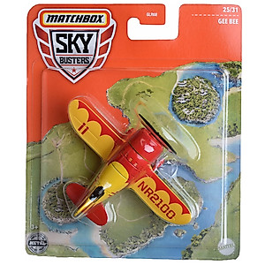 Matchbox Gee Bee, Sky Busters 25/31 [red/Yellow]