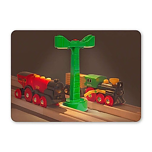 BRIO World 33836 Toy Train Railway Light - Battery Operated Accessory | Ideal for Kids Aged 3+ | Enhances Creativity & Motor Skills | Compatible with All BRIO Tracks