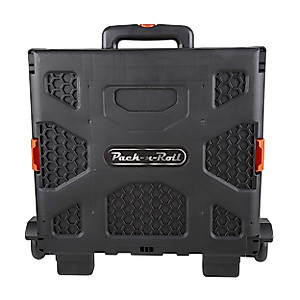 Olympia Tools 85-015 Grand Folding Storage Rolling Cart with Telescopic Handle for Easy Transportation, Weight Capacity up to 150 Pounds