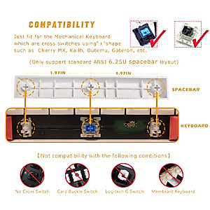 POPKEEY Dog Cat Pets Keycaps for Cherry MX Switches Cute Japanese Anime Mechanical Gaming Keyboard, PBT Key Caps Set