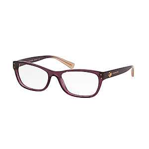 Coach Eyeglasses HC 6082 5351 Transparent Purple