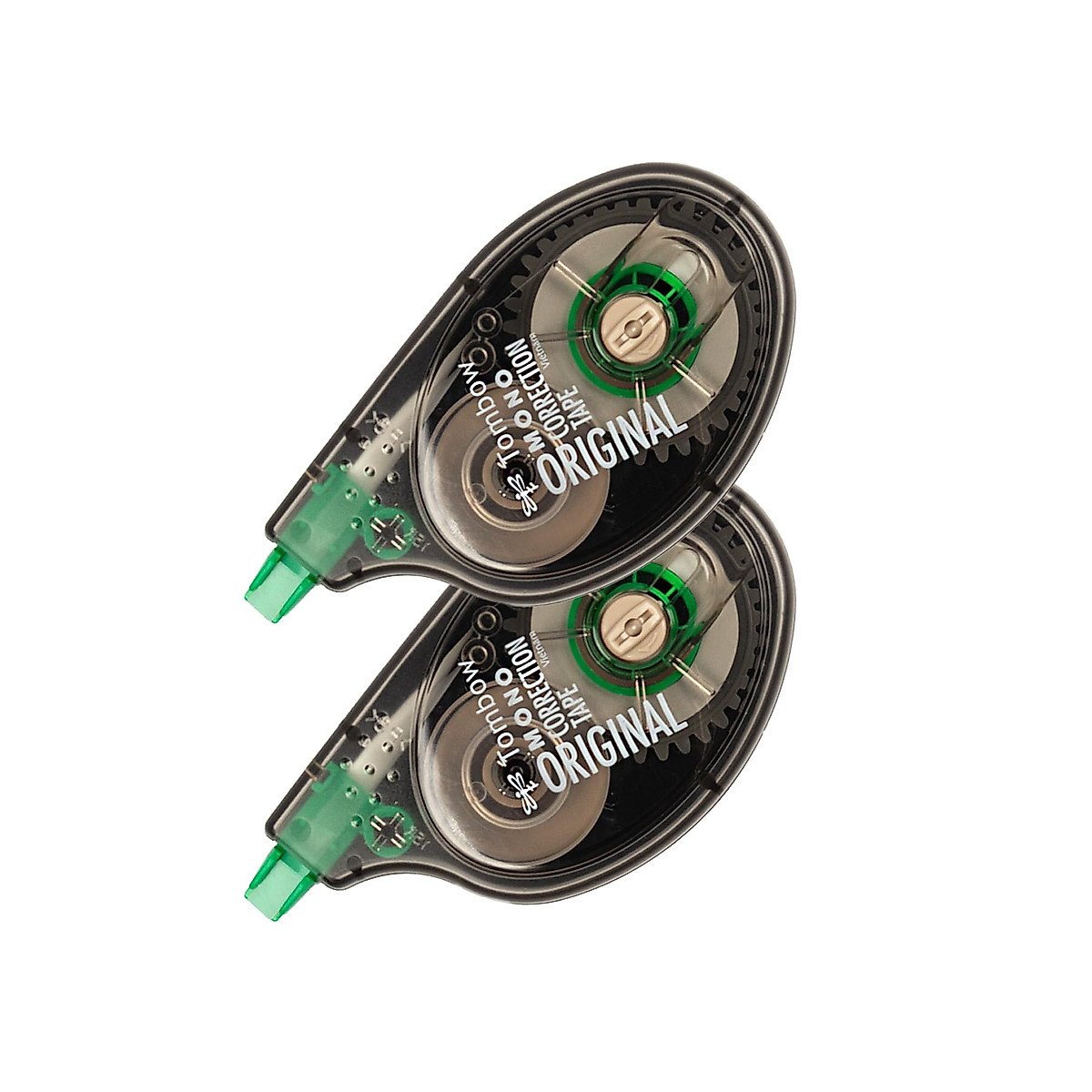 Tombow 68627 MONO Correction Tape, Non-Refillable, 1/6" x 394", White Tape (Pack of 2)