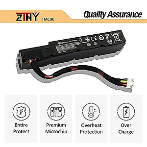 ZTHY MC96 Battery Replacement for HP Smart Array P840AR P440AR P840 P440 Raid Controller Smart Storage Series MC96G9 750450-001 786761-001 815983-001 727260-002 871264-001 878643-001 7.2V 8Wh 1100mAh