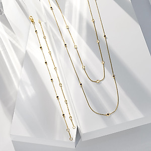 RS Pure by Ross-Simons 0.20 ct. t.w. Diamond Station Bracelet in 14kt Gold