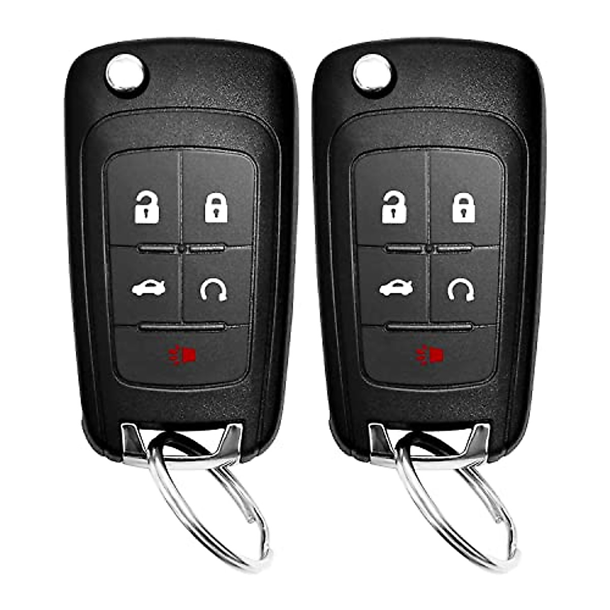 Fits for Chevy Camaro Equinox 2010-2017/ Cruze 2011-2016/ Sonic 2012-2017/ Malibu 2014-2016/ GMC Terrain Buick Lacrosse Regal Verano Encore Keyless Entry Remote Fob Replacement for P/N: OHT01060512