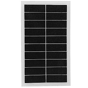 Vbest life 7W 10V Lightweight Solar Panel, Compact ETFE Solar Cell Module Semi-Flexible Solar Power Panel