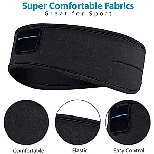 Sleep Headphones Wireless Music Sleeping Headbands Sports Headsets with Comfortable Earbuds for Side Sleepers Workout Jogging Yoga Insomnia Travel
