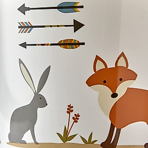 SKL Home by Saturday Knight Ltd. Forest Animals Waste Basket, Multi, Multicolor