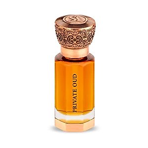Swiss Arabian Private Oud for Unisex - Sultry Gourmand Concentrated Perfume Oil - Luxury Fragrance From Dubai - Long Lasting Artisan Perfume With Notes Of Plum, Rose, Vetiver And Vanilla - 0.4 Oz