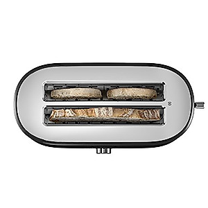 KitchenAid KMT4116OB 4 Slice Long Slot Toaster with High Lift Lever, Onyx Black