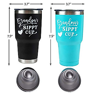 Grandma and Grandpa Mugs, Grandma Sippy Cup, Christmas Gifts, Grandpa Cups, Grandpa Sippy Cup Tumbler, Birthday Gifts for Grandparents, Grandparent Cups and Mugs, Grandma Gifts from Grandchildren