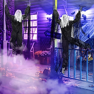 Creepy 62" Climbing Zombie Decorations for Halloween