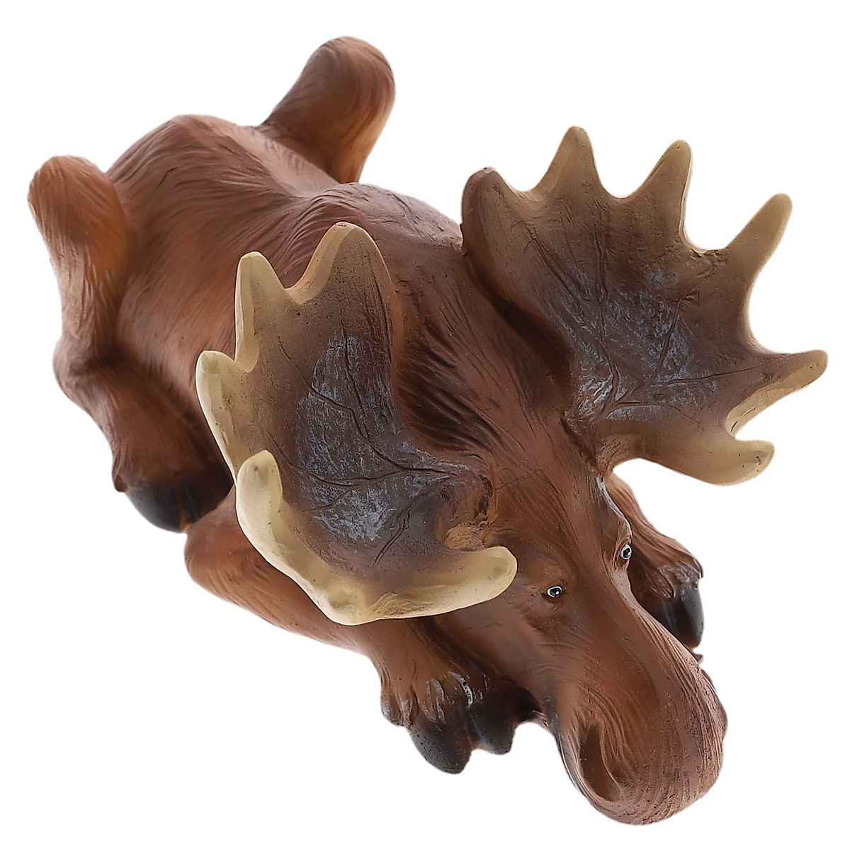 Top Brass Whimsical Lazy Moose Figurine/Organizer - Eyeglasses Sunglasses Cell Phone Keys Rings Jewelry Holder Keeper