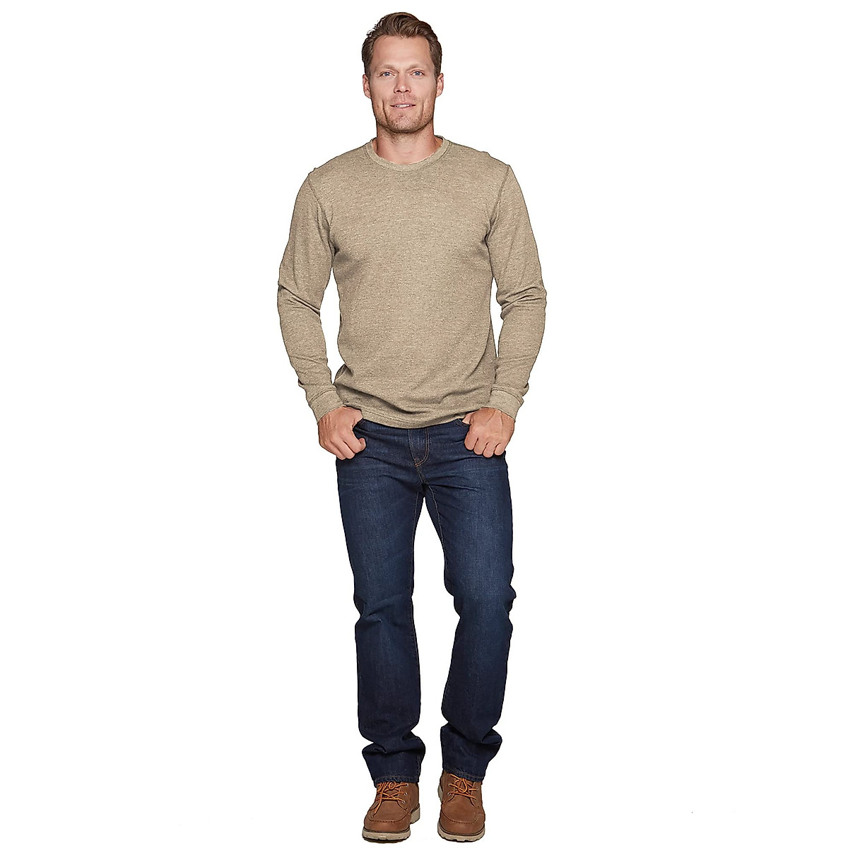 Colosseum Outdoors Men's Furnace Thermal Long Sleeve Shirt (Sequoia, XX-Large)