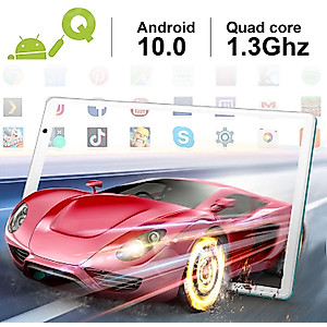 AOYODKG Tablet 2 in 1, 10.1 inch Android 10 Tablet with Keyboard, 4GB RAM 64GB ROM(128GB Expand), SIM 4G + WiFi, GMS Certified, IPS HD Display, OTG, Google Voice Assistants, AYO-G20 (Green)