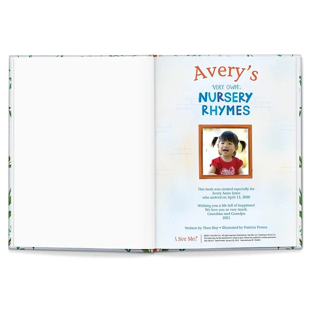 My Very Own Nursery Rhymes - Personalized Children's Story - I See Me! (Hardcover)