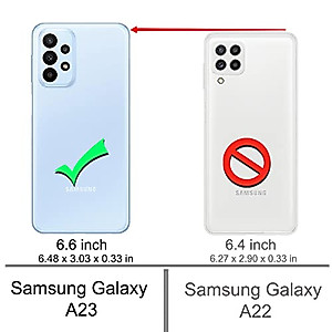 Osophter for Samsung Galaxy A23 5G Case: Clear Transparent Reinforced Corners TPU Shock-Absorption Flexible Cell Cover for Samsung Galaxy A23 5G/4G Phone Case(Clear)