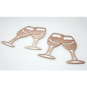 Bachelorette Banner Pearls & Prosecco Glitter Champagne Gold Wedding Shower Banner for Bridal Shower Decoration, Engagement and Bachelorette Party Decoration