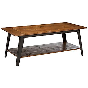 Zinus Wood Metal Coffee Table