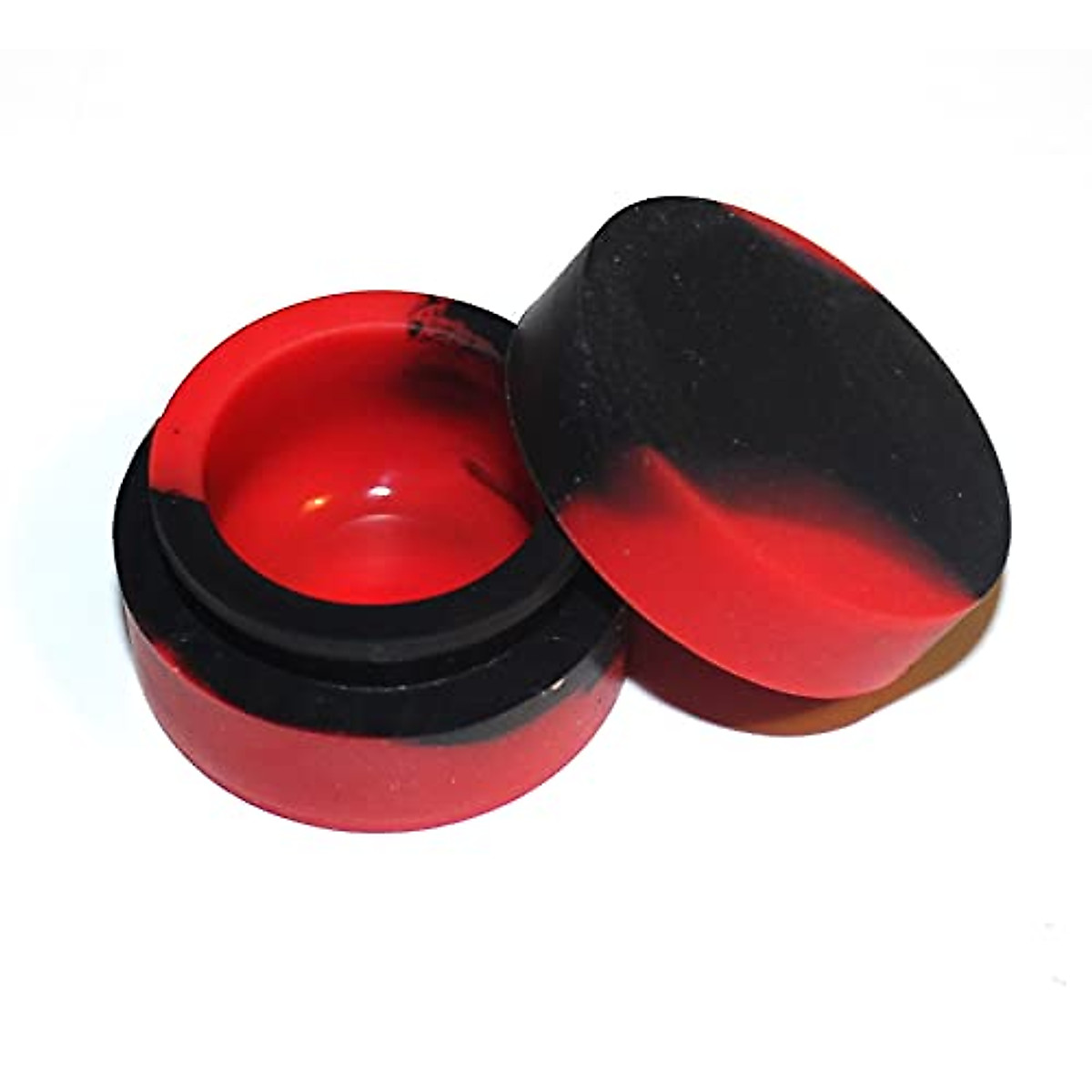 Titanium Carving Tool GR2 Silicone Mat Platnium Cured + Non-Stick Jar Container, 5.5" x 4.5" Pad (Black)