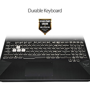 ASUS TUF 15.6” FHD 144Hz IPS Gaming Laptop, AMD Ryzen 7 3750H Processor, NVIDIA GeForce RTX 2060, Webcam, Wi-Fi, Bluetooth, RGB Backlit Keyboard, Windows 10, CUE Accessories (16GB DDR4, 512GB SSD)