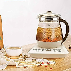 1.5L Intelligent Multifunctional Health Pot Home Electric Kettle Electric Teapot Glass Teapot Water Heater High Borosilicate Glass Pot Body Precision Temperature Control Stainless Steel A,1.8L (Color