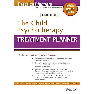 2019 The Child Psychotherapy Treatment Planner: Includes DSM-5 Updates