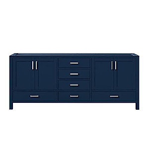 Bell+Modern Big Sur 80 in. W x 22 in. D Navy Blue Double Bath Vanity