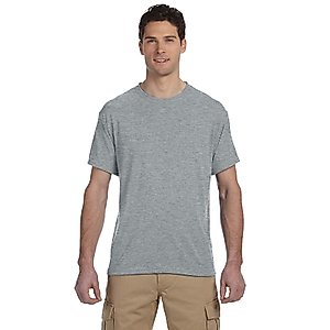 JERZEES Dri-Power® Performance Short Sleeve T-Shirt 3XL Athletic Heather
