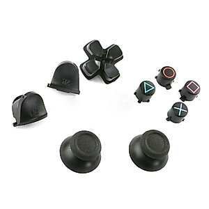 Replacement Full Button L1 R1 L2 R2 Trigger Buttons ABXY Button Controller Repair for Sony Playstation 4 PS4 1000 1100 Controller