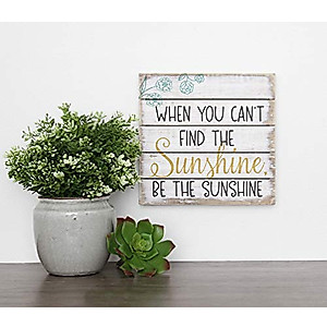 Sincere Surroundings PET12848 Be The Sunshine-8 x 8, White