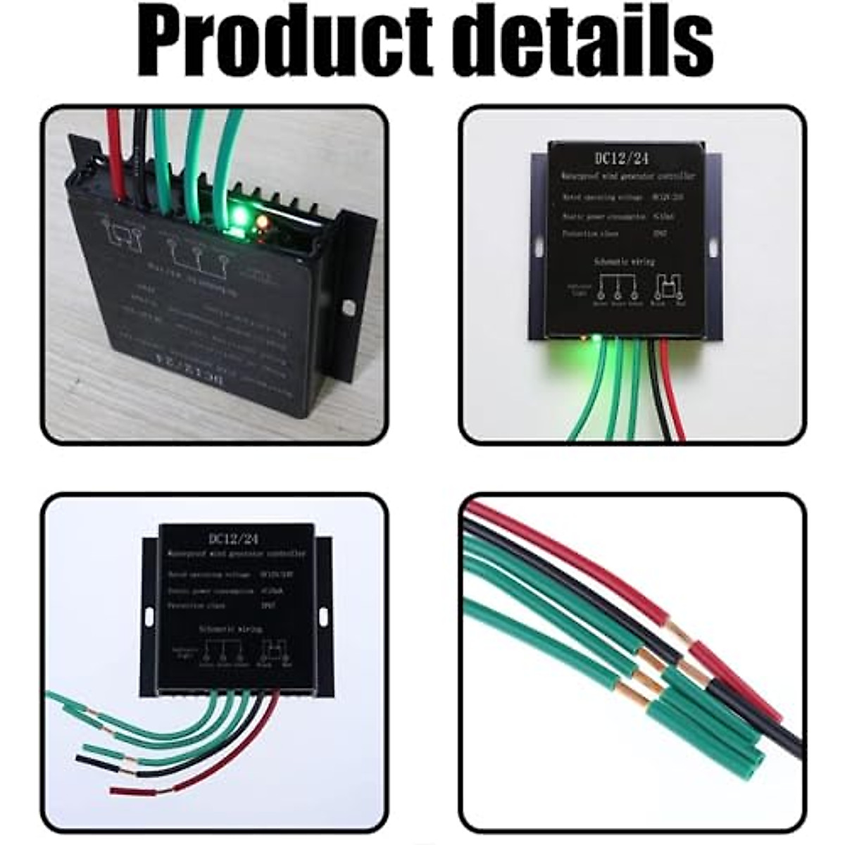 Auto Match MPPT Controller ,9000W Efficient Wind Turbines Generator Charge Controller, Waterproof Battery Charge Controller Regulator,48V