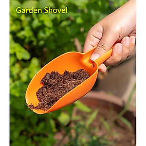 Set of 3 Ice Scoop, Plastic Kitchen Ice Scoop for Canisters or Ice Maker, Food Scoops for Canisters, Freezer, Flour, Dry Foods, Coffee Beans, Pop Corn, Pet Dog Cat Food (Blue)