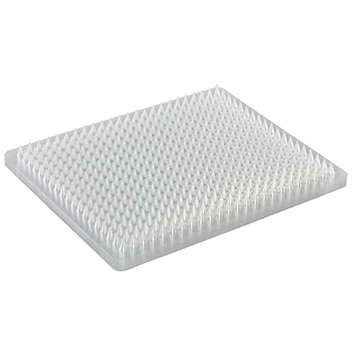 BYTEBAY 16 Pack Cat Deterrent Outdoor Scat Mat for Cats&Dogs, Keep Away Pest Plastic Mats with Spikes,16 x 13 Inches…