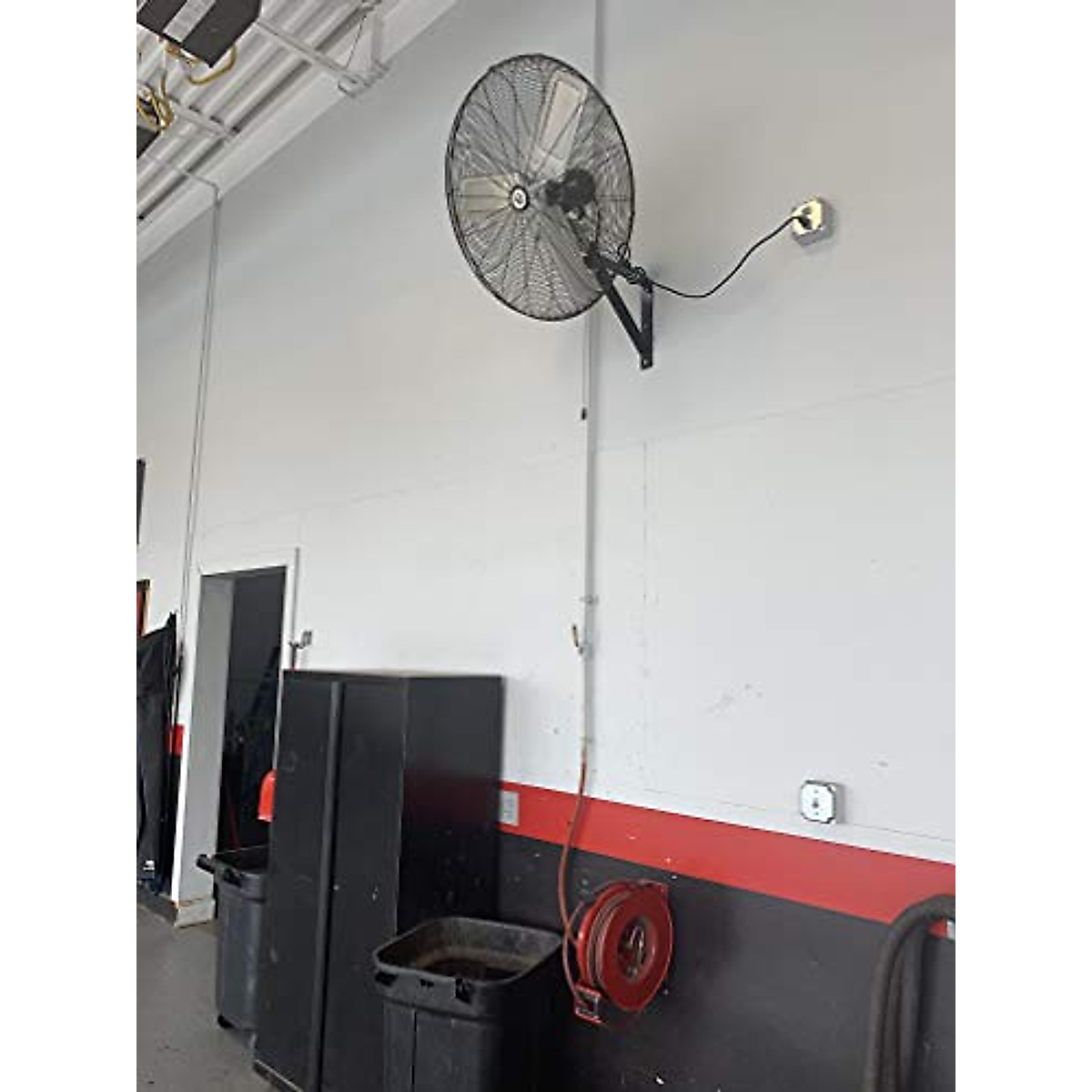 TPI Corporation Single Phase Wall Mount Commercial Circulator – 30" Diameter, 120 Volt Exhaust Fan – Ventilation Fans. Commercial Extractor Fans